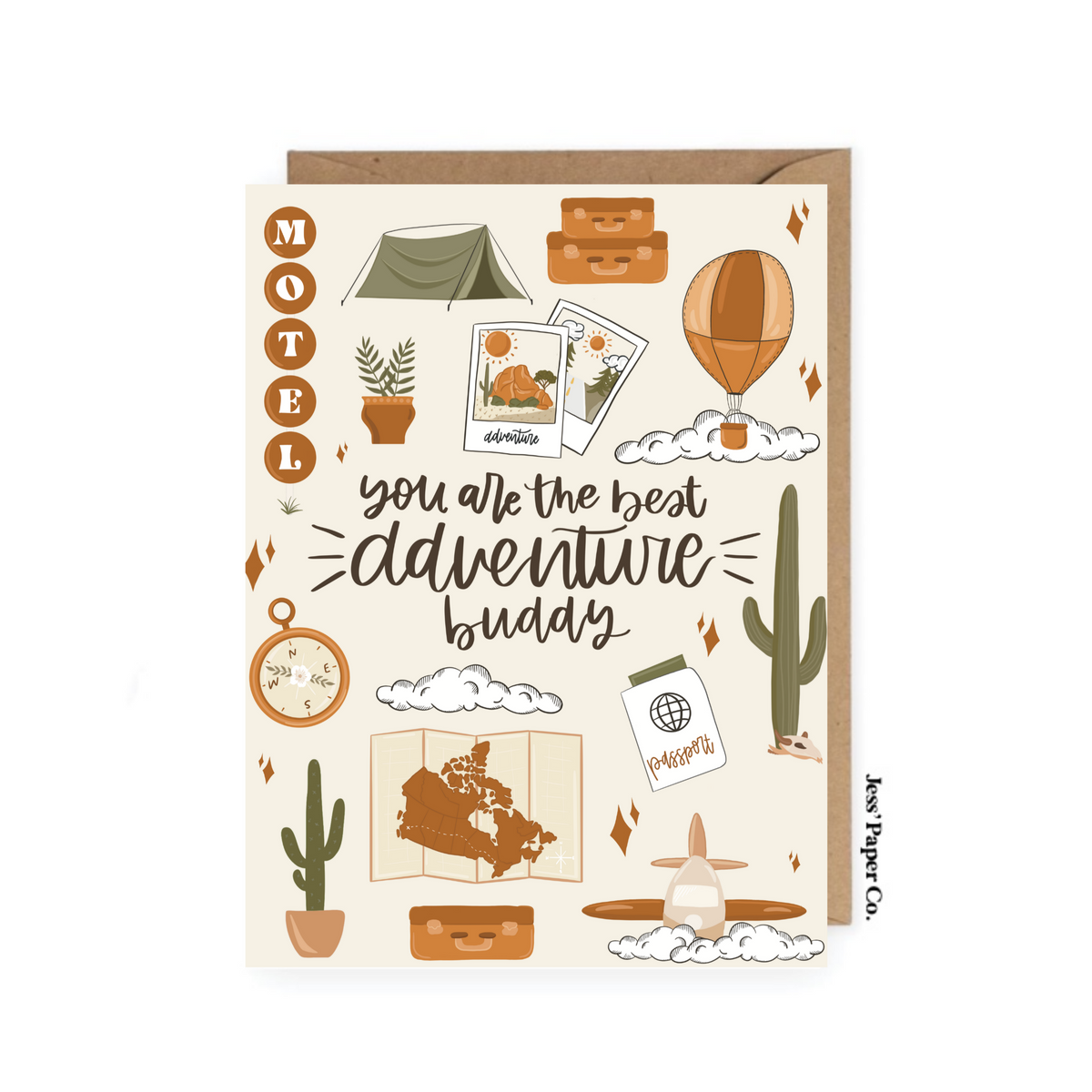 Adventure Buddy Card | Jess' Paper Co.
